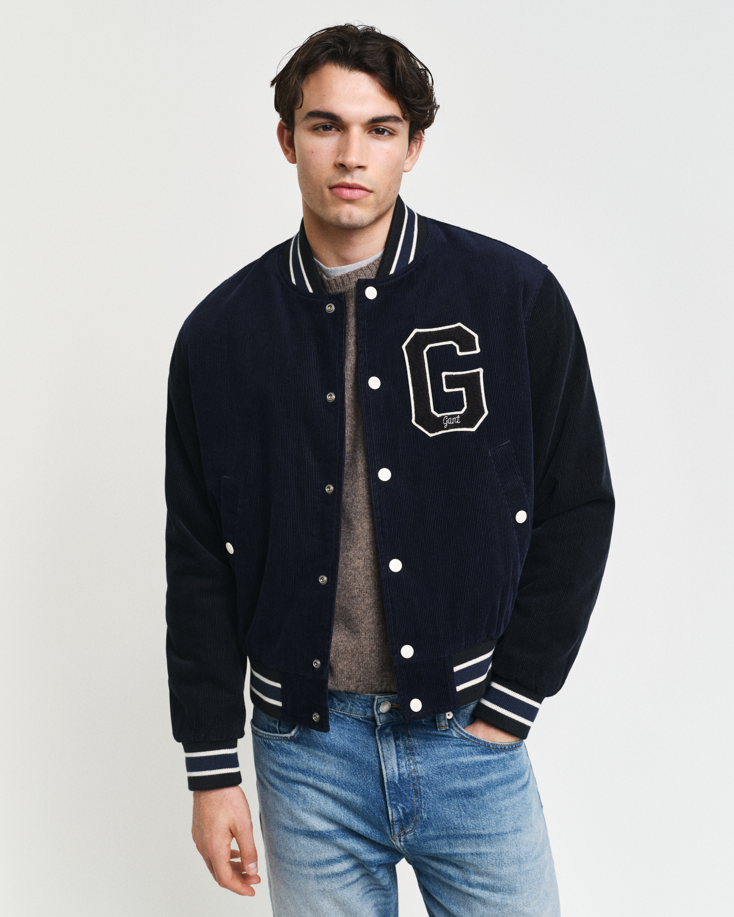 GANT Varsity Jacket ‑vakosamettitakki - GANT